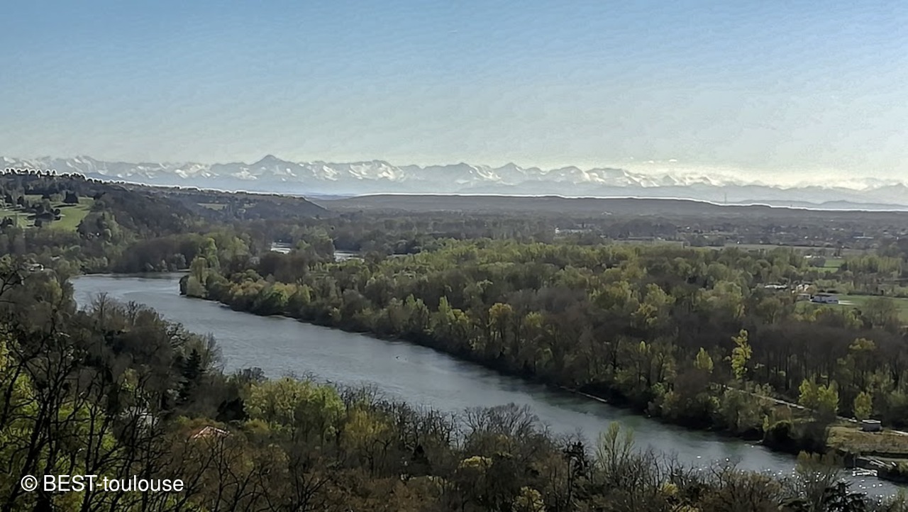 Le panorama depuis Pech David